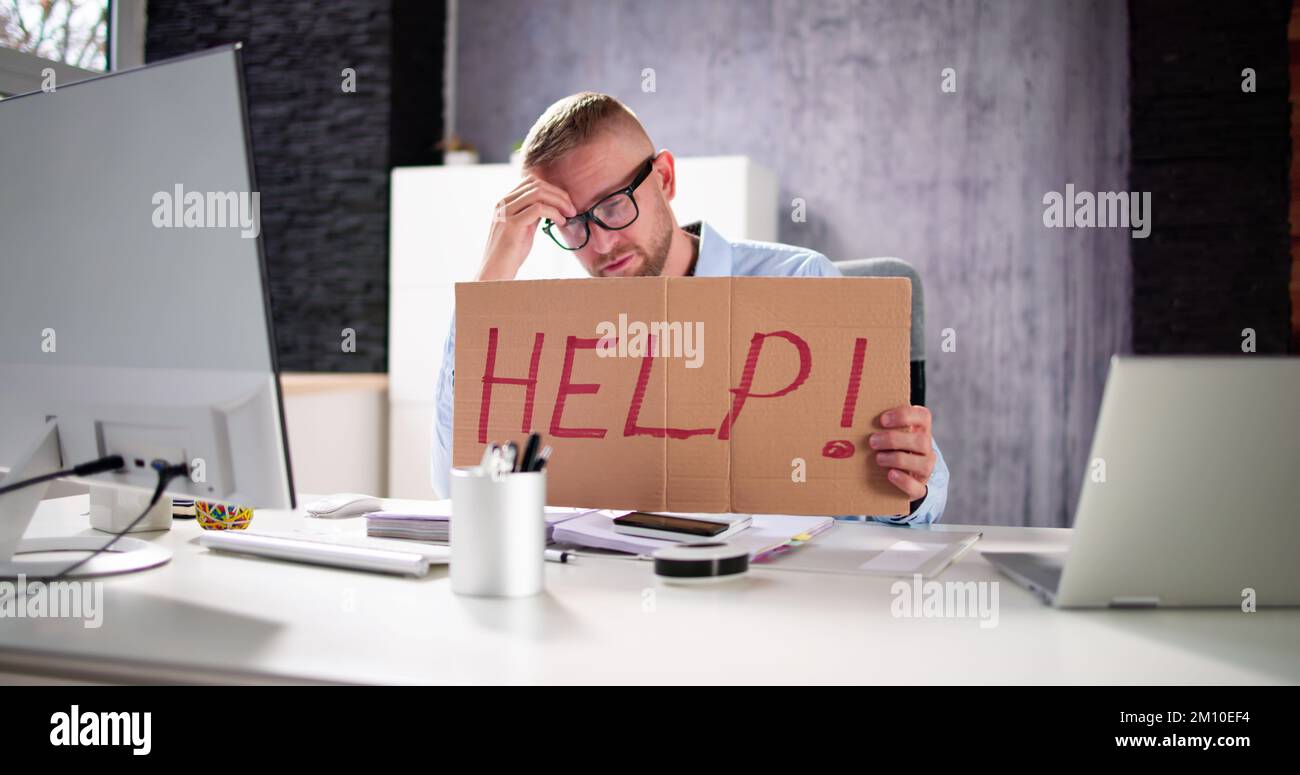 Job stressed hi-res stock photography and images - Alamy