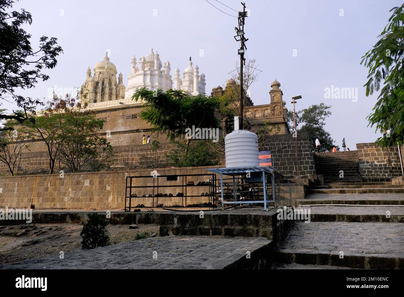 08 December 2022, Pune, India, Bhuleshwar Temple near Pune India, Hill ...