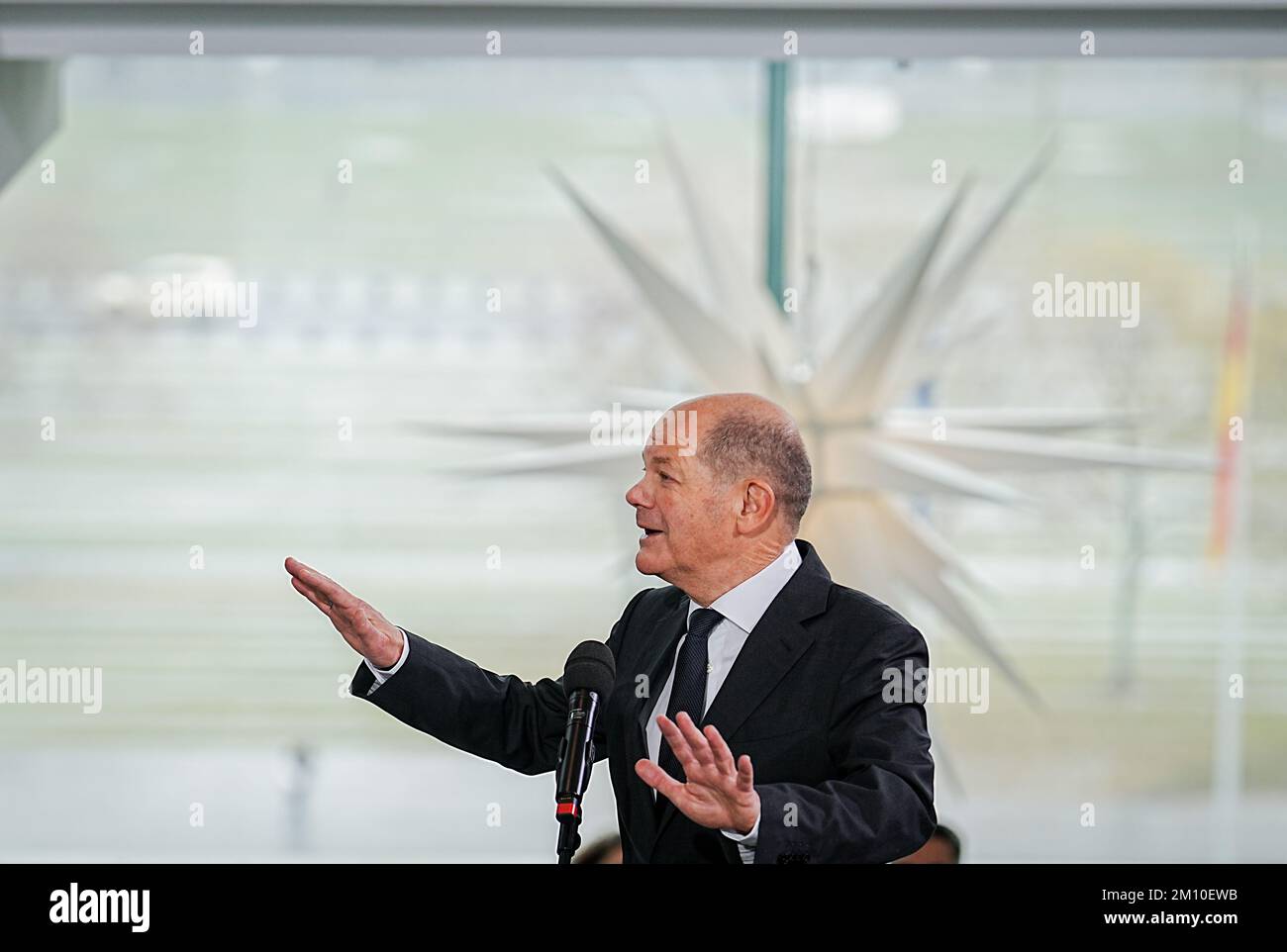 Berlin, Germany. 09th Dec, 2022. Chancellor Olaf Scholz (SPD) receives ...