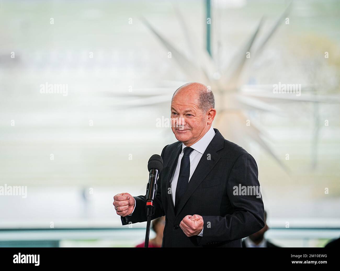 Berlin, Germany. 09th Dec, 2022. Chancellor Olaf Scholz (SPD) receives ...