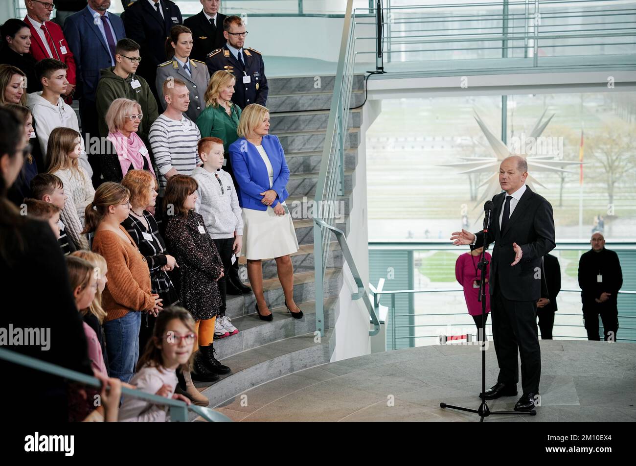 Berlin, Germany. 09th Dec, 2022. Chancellor Olaf Scholz (SPD) receives ...