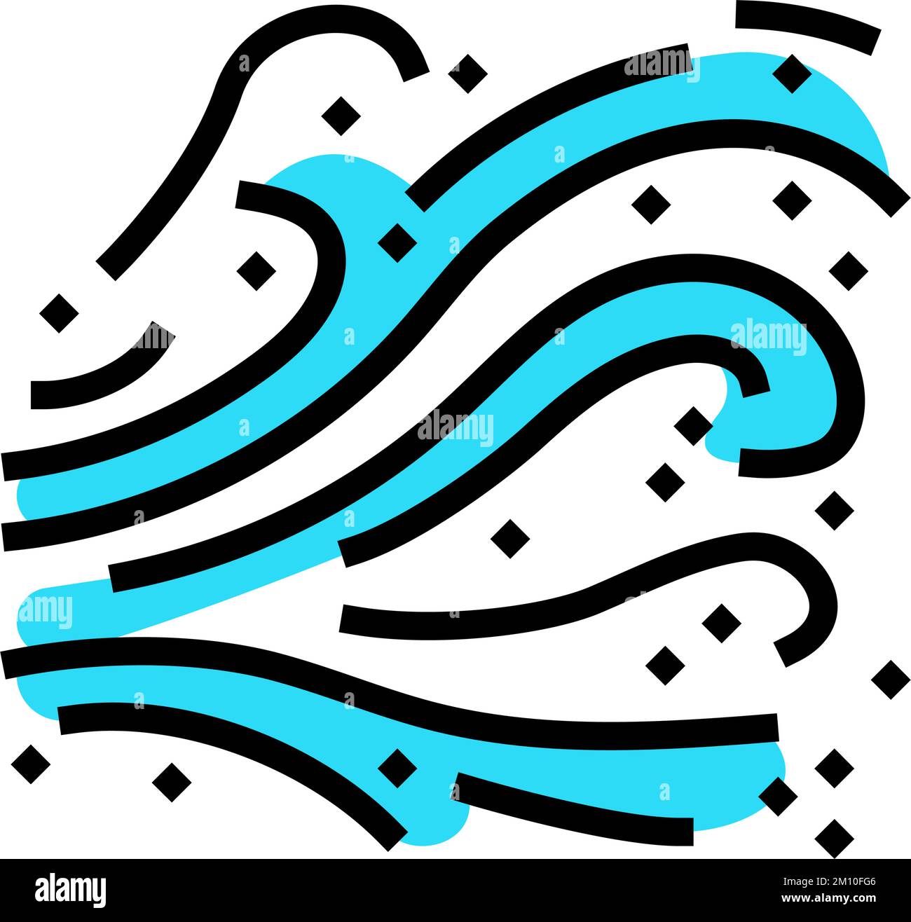 breeze air clean color icon vector illustration Stock Vector Image ...