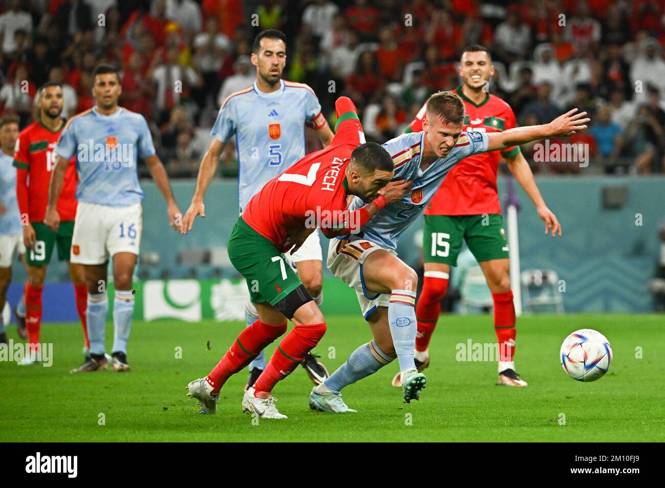 Hakim Ziyech of Morocco during Morocco v Spain match of the Fifa World ...