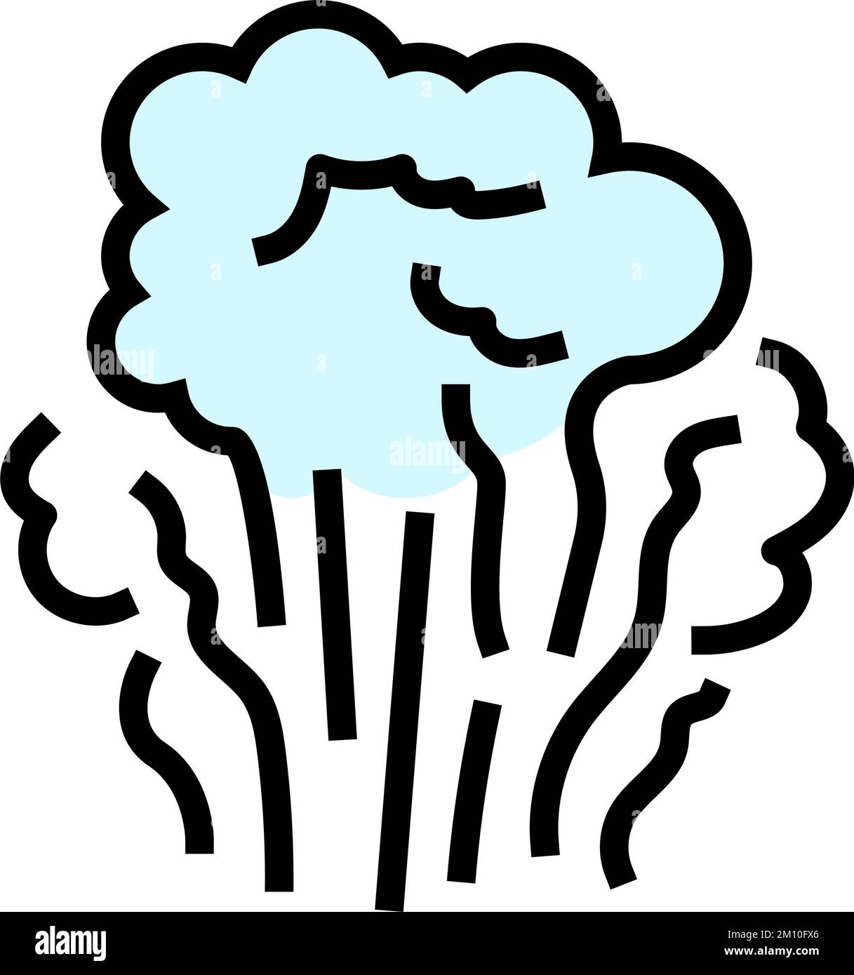 stream air color icon vector illustration Stock Vector Image & Art - Alamy