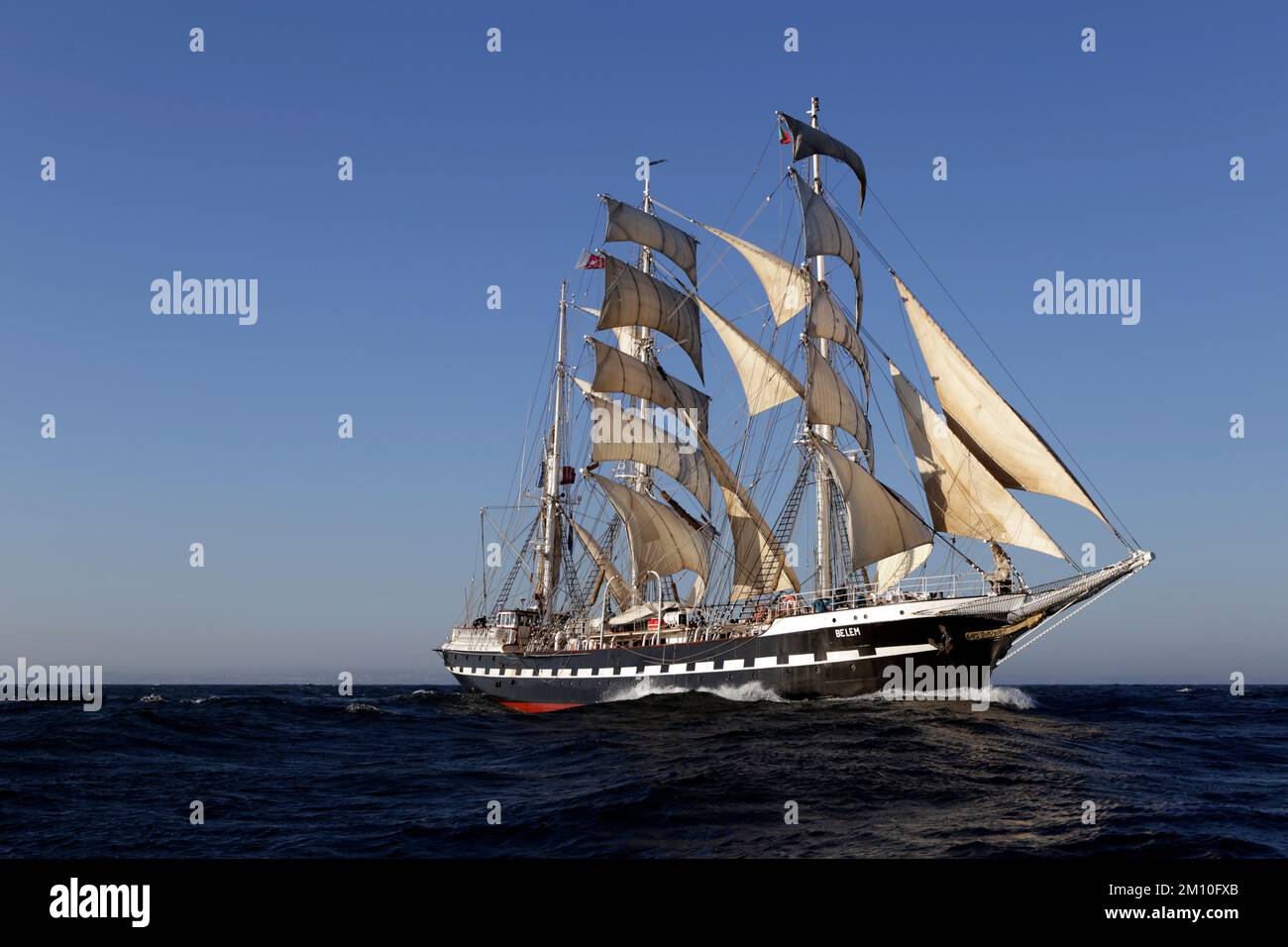 French barque Belem, tall ships race off Lisbon, 2016 Stock Photo - Alamy