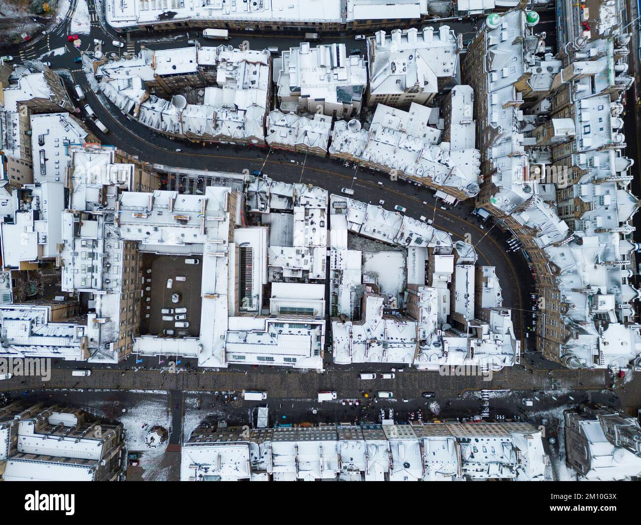 Scottish street snow hi-res stock photography and images - Alamy