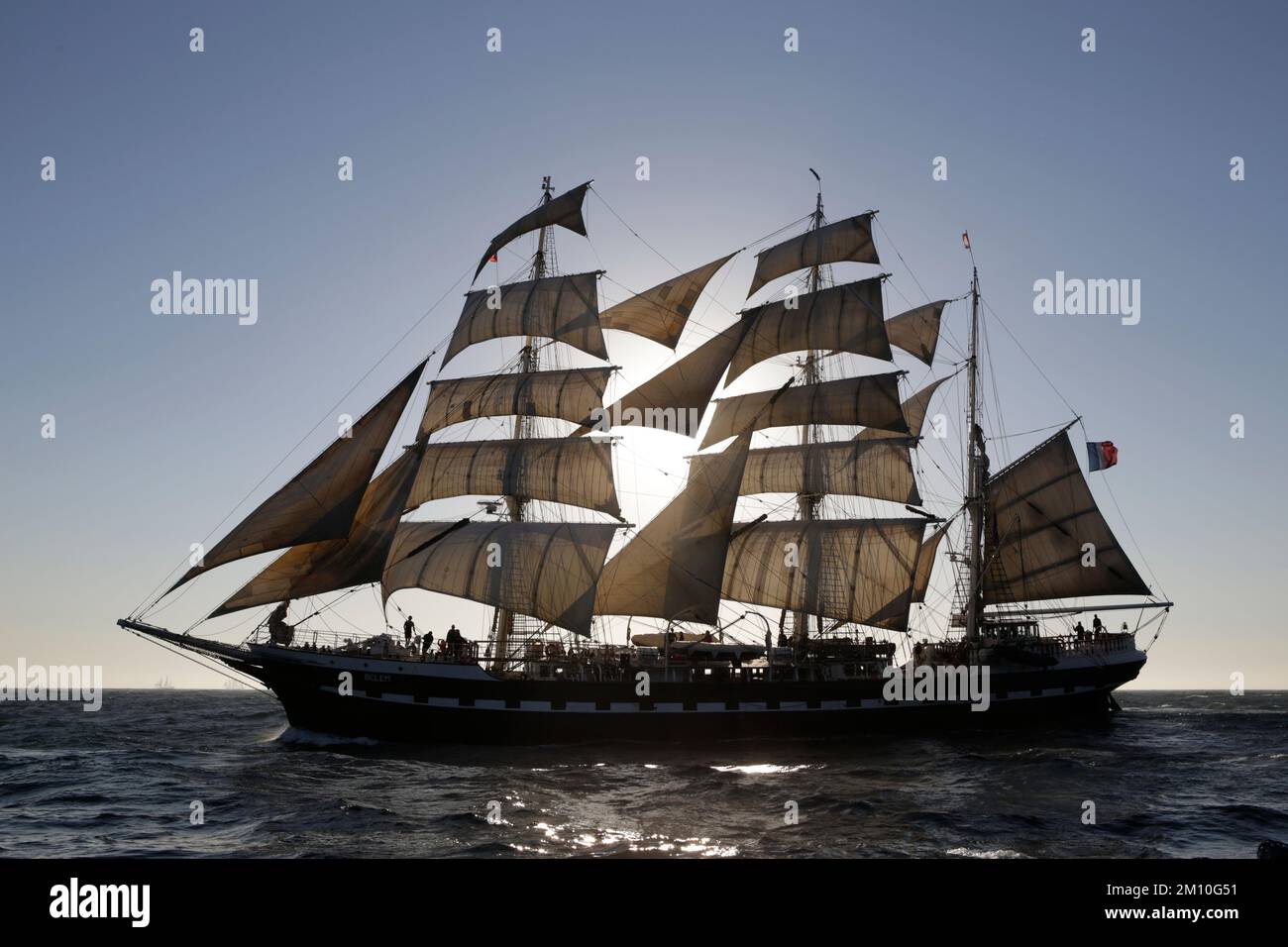 French barque Belem, tall ships race off Lisbon, 2016 Stock Photo - Alamy