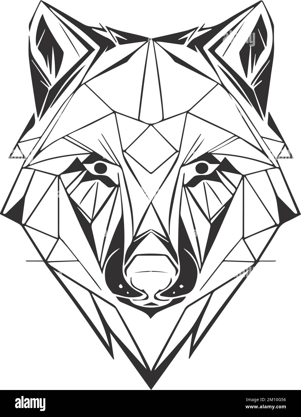 Leader wolf Black and White Stock Photos & Images - Alamy