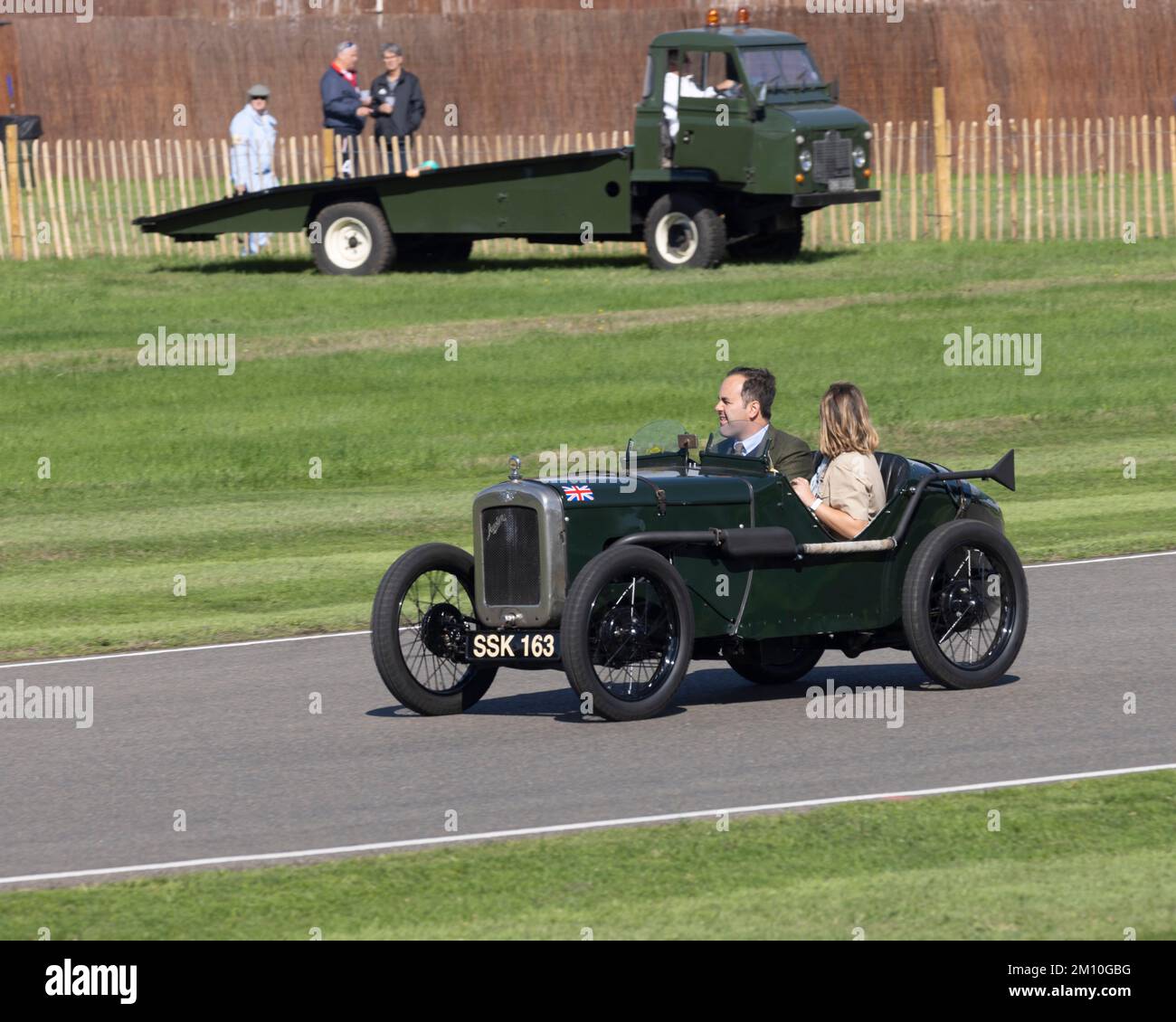 An open top Austin Seven car at the 2022 Goodwood Revival Stock Photo ...