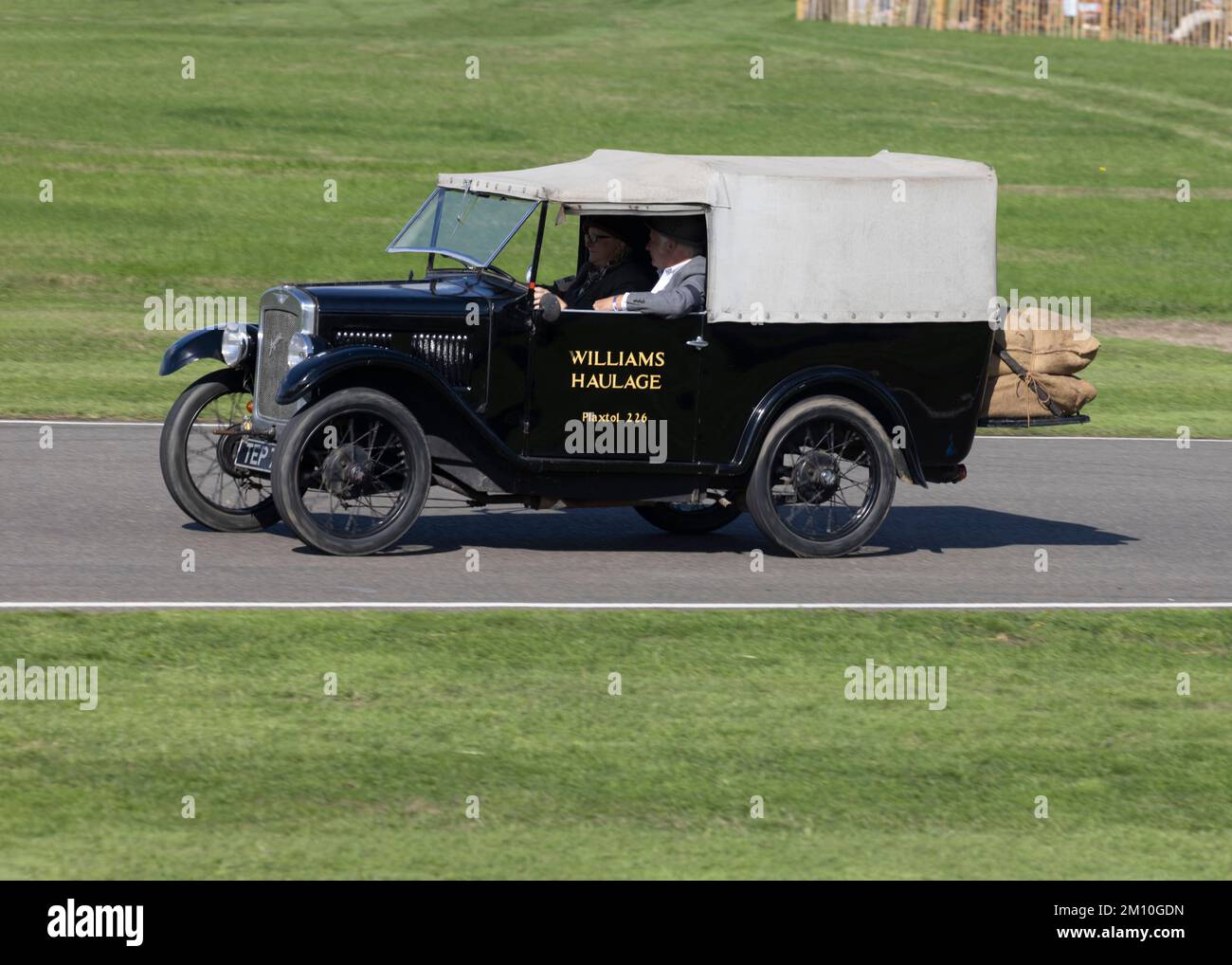 An Austin Seven commercial van at the 2022 Goodwood Revival Stock Photo ...