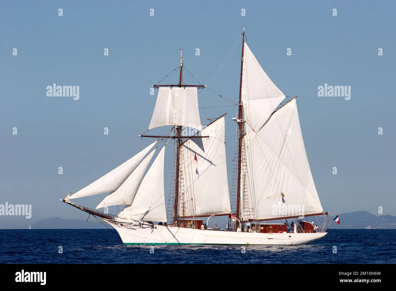 French topsail schooner Belle Poule, 2007 Stock Photo - Alamy