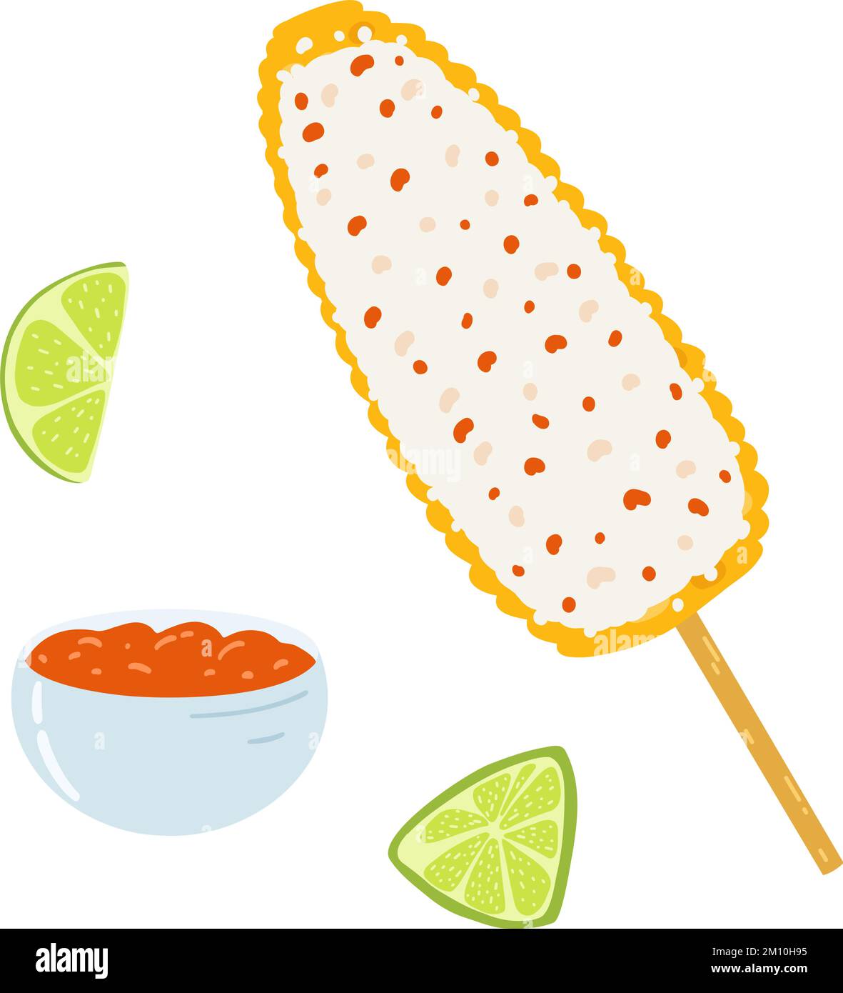 Elote vector vectors hi-res stock photography and images - Alamy