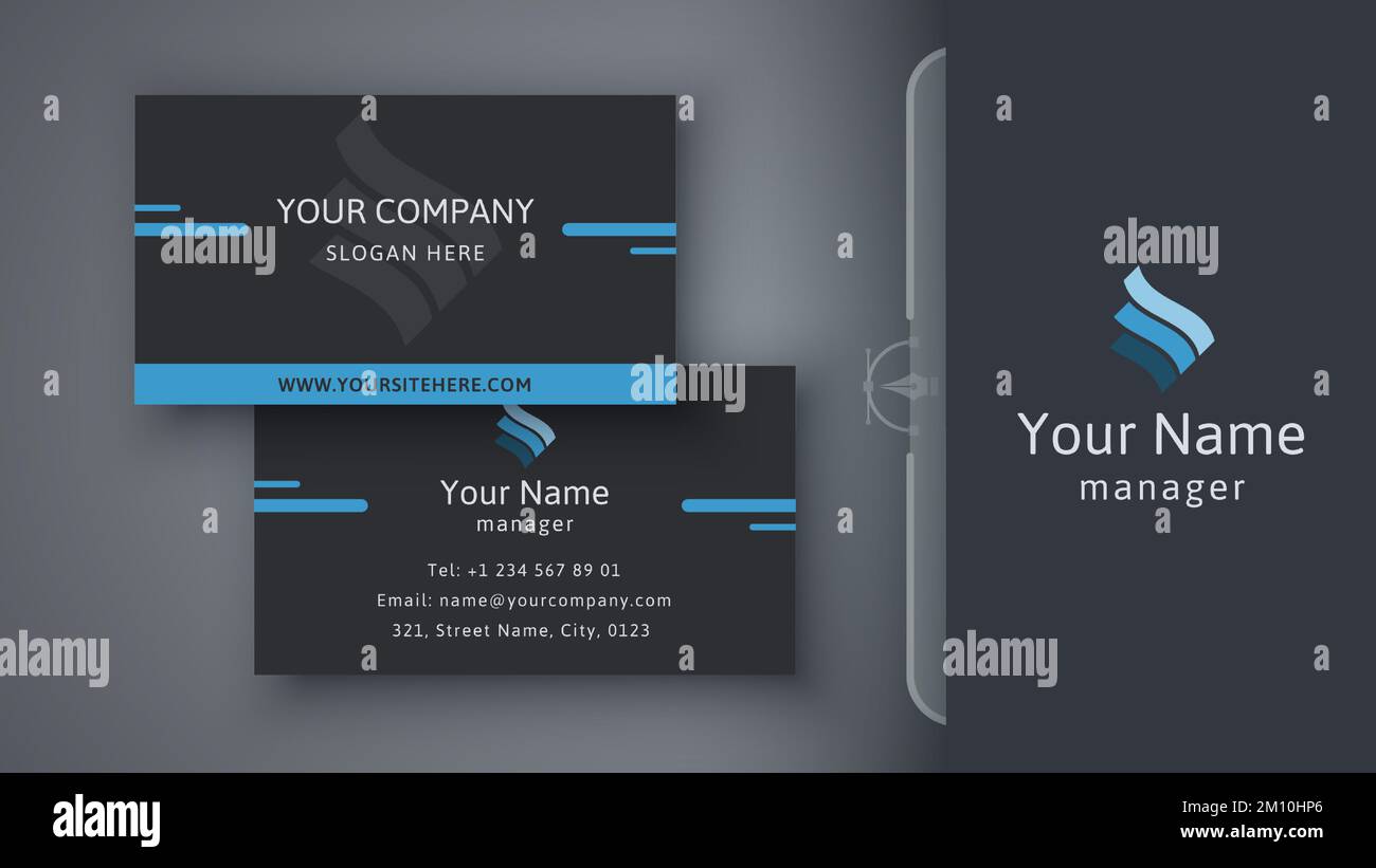 Template Business Card. Brand For Your Company Stock Vector Image & Art ...