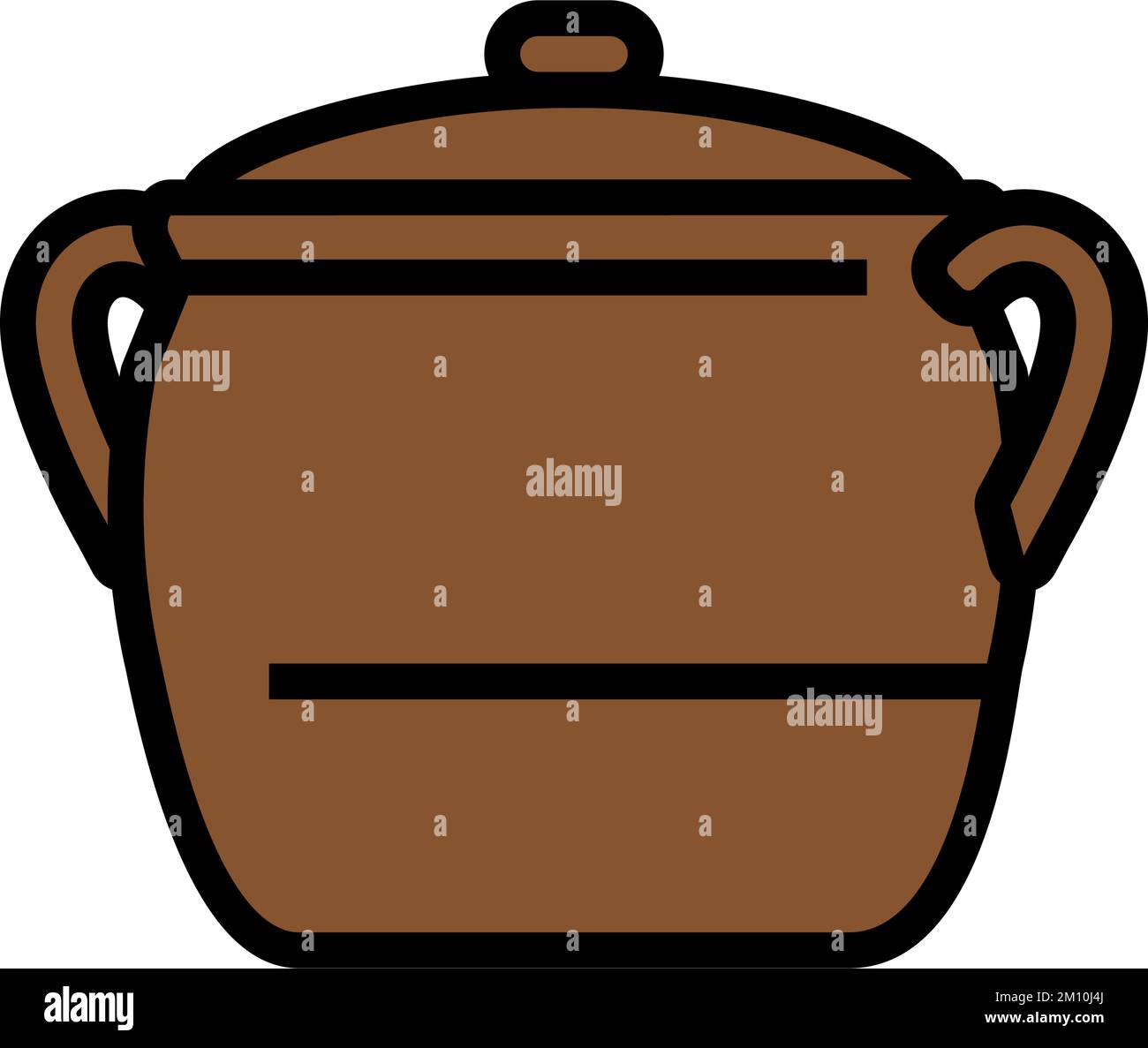 traditional pot cooking color icon vector illustration Stock Vector ...