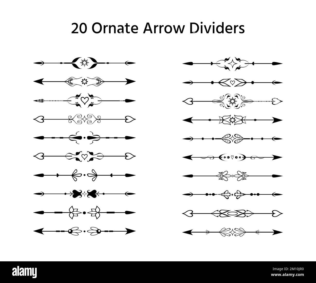 Arrow decorative Black and White Stock Photos & Images - Alamy