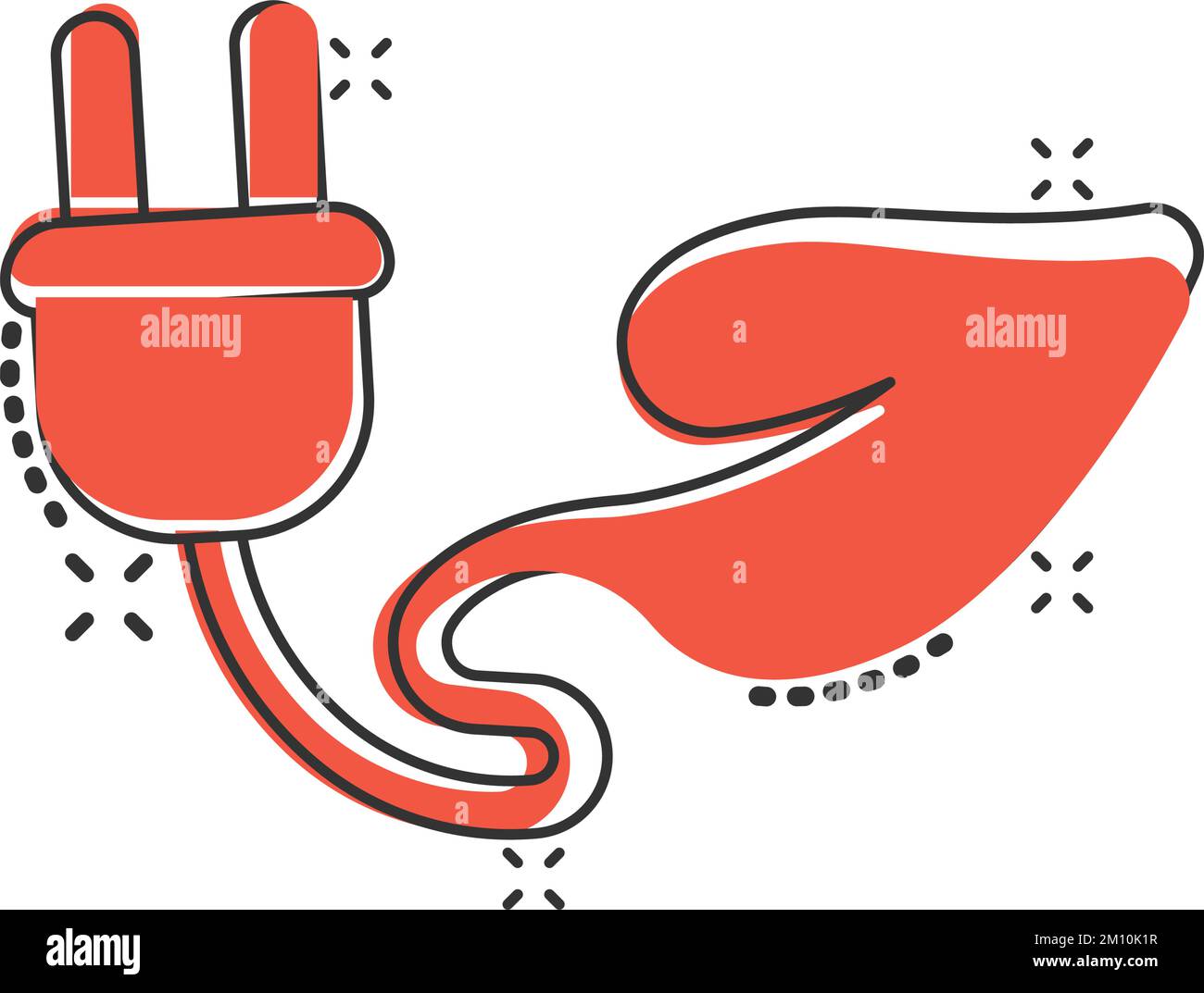 Eco power icon in comic style. Green energy cartoon vector illustration ...