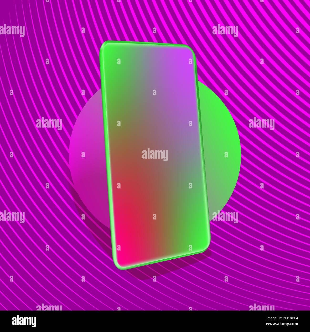 3d smartphone with empty screen for mockup mobile concept. Showcase ...