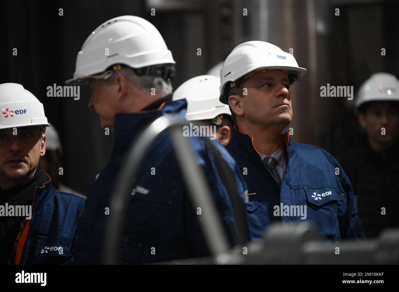 Economy Minister Bruno Le Maire and EDF CEO Luc Remont visit to the ...