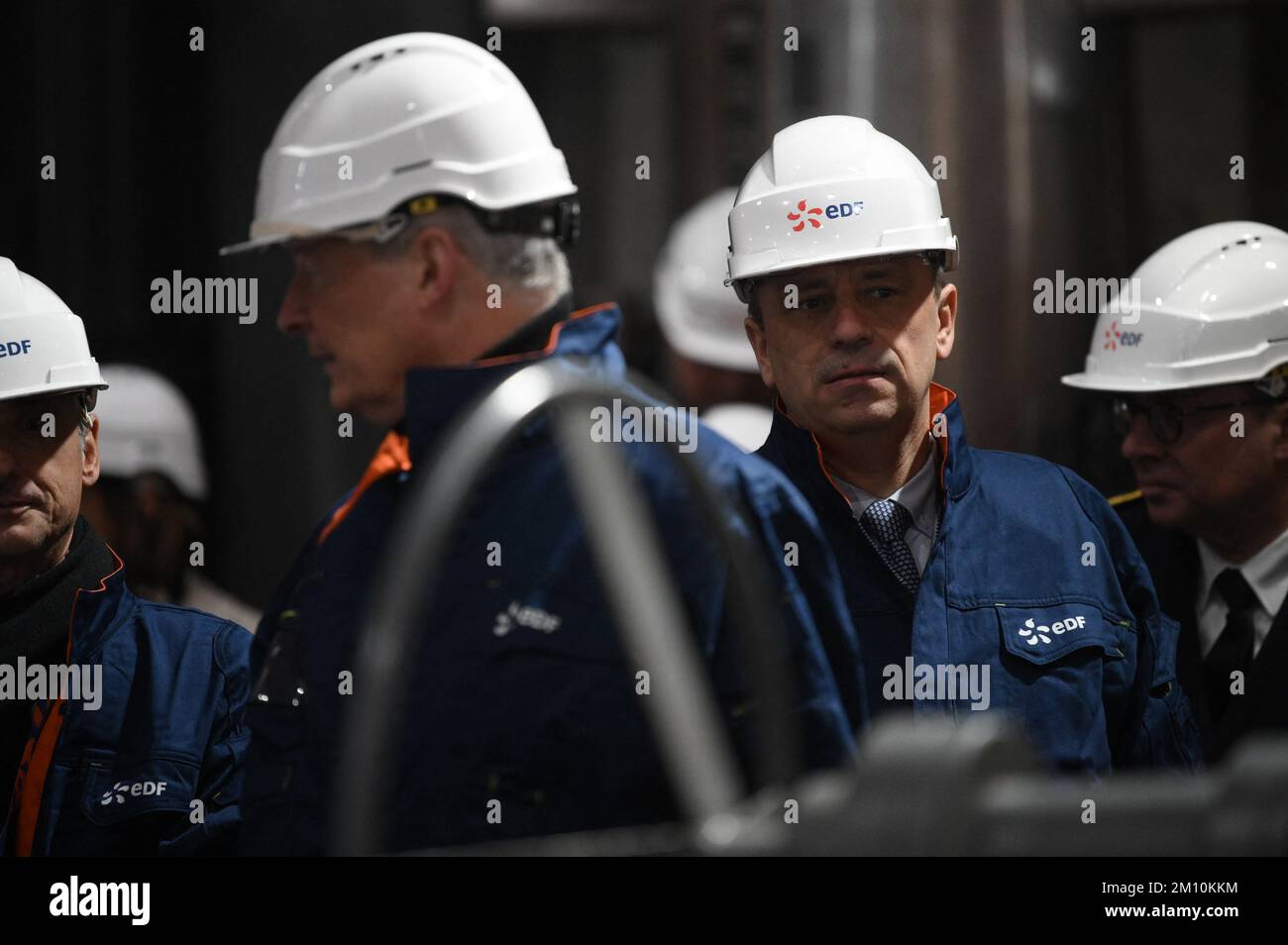 Economy Minister Bruno Le Maire and EDF CEO Luc Remont visit to the ...
