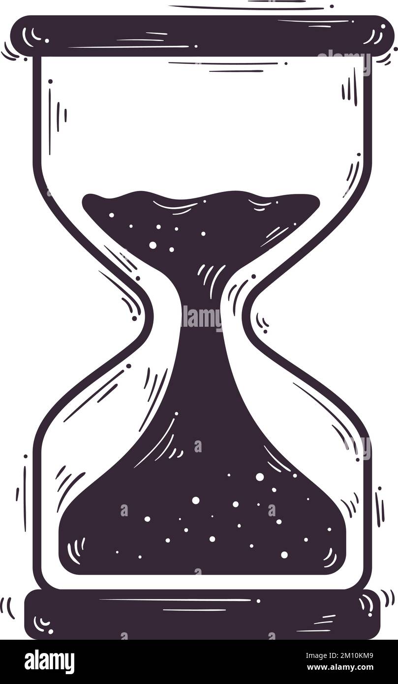 hourglass sand timer Stock Vector Image & Art - Alamy