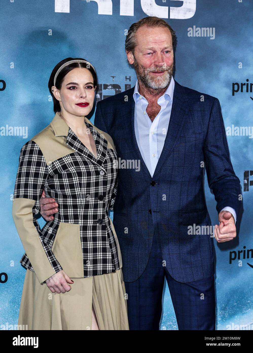 London, UK. 08th Dec, 2022. Emily Hampshire and Iain Glen attend the ...