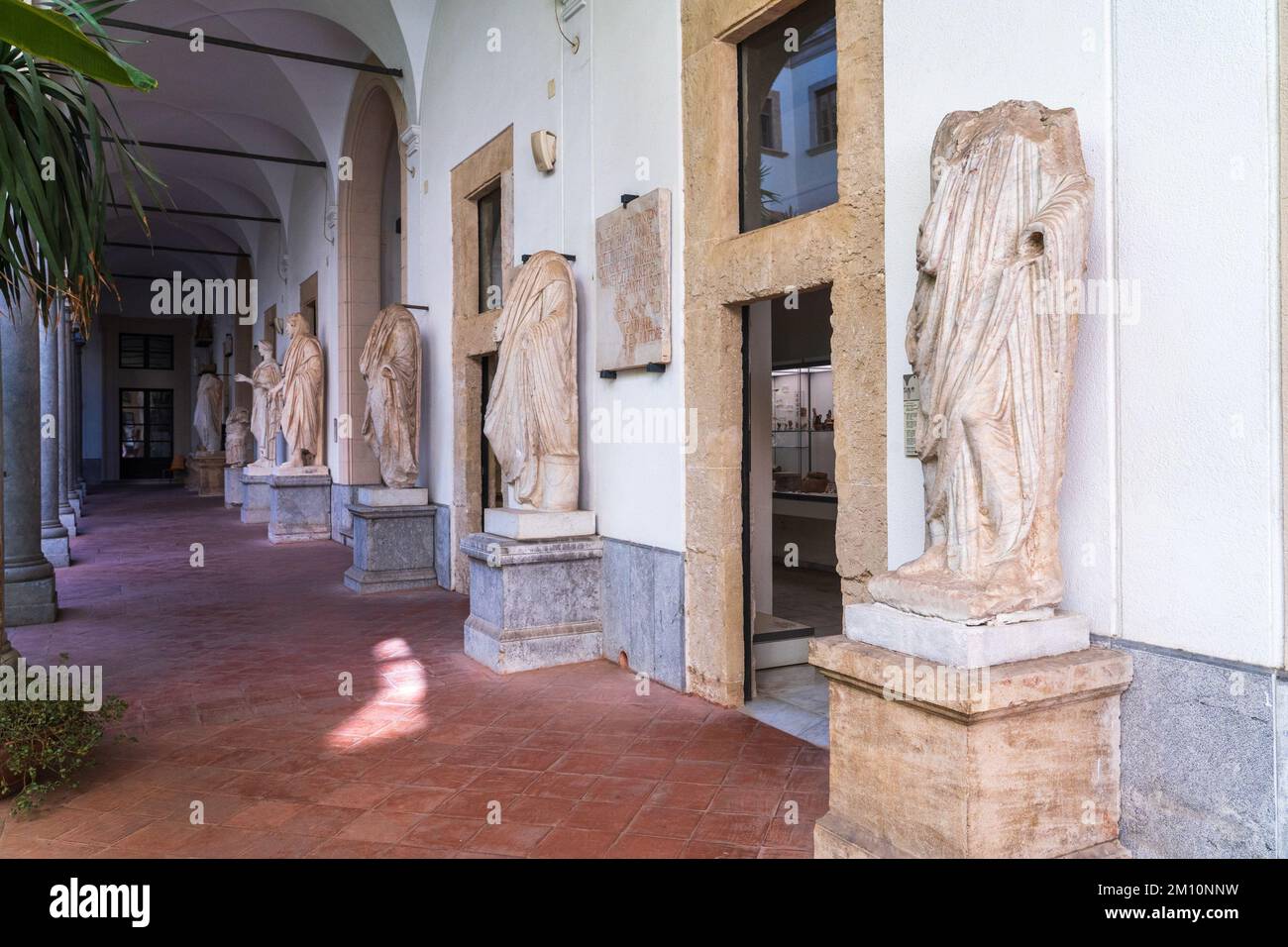 Archeological Museum Antonio Salinas. Palermo. Sicily Stock Photo - Alamy