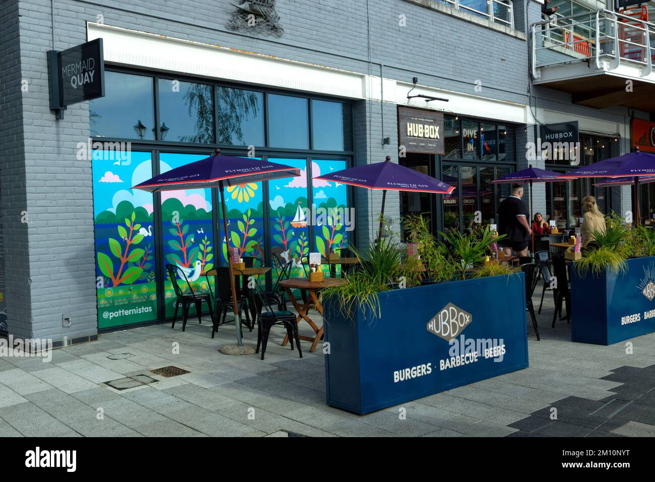Restaurant, Mermaid Quay, Cardiff Bay, Cardiff, Wales Stock Photo - Alamy