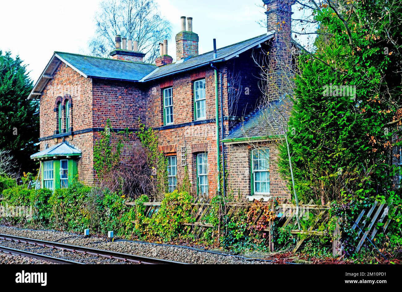 Old railway Station, Strensall, North Yorkshire, England Stock Photo ...