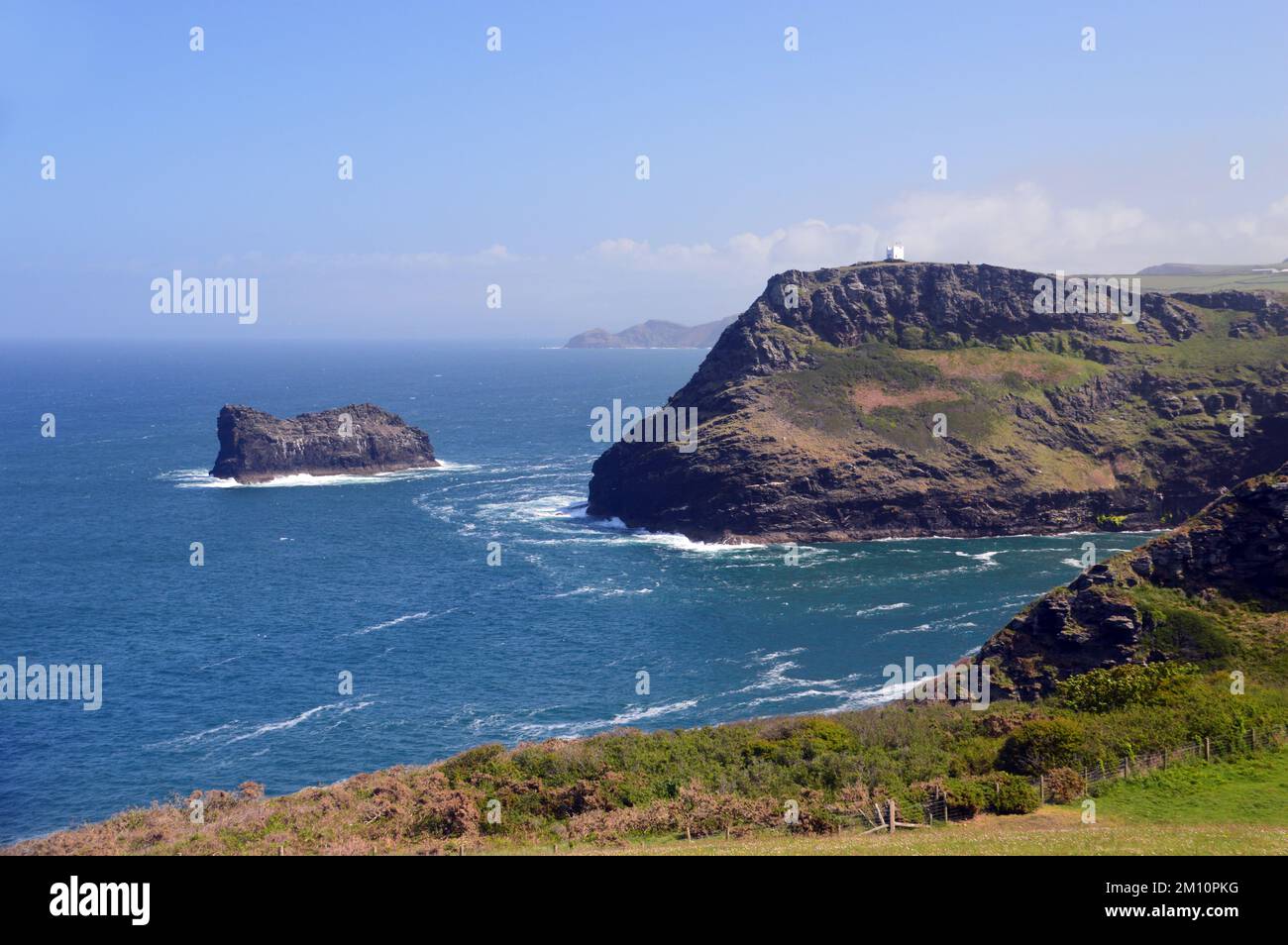 Meachard Rock & the Willapark Lookout Station with Cambeak from the ...