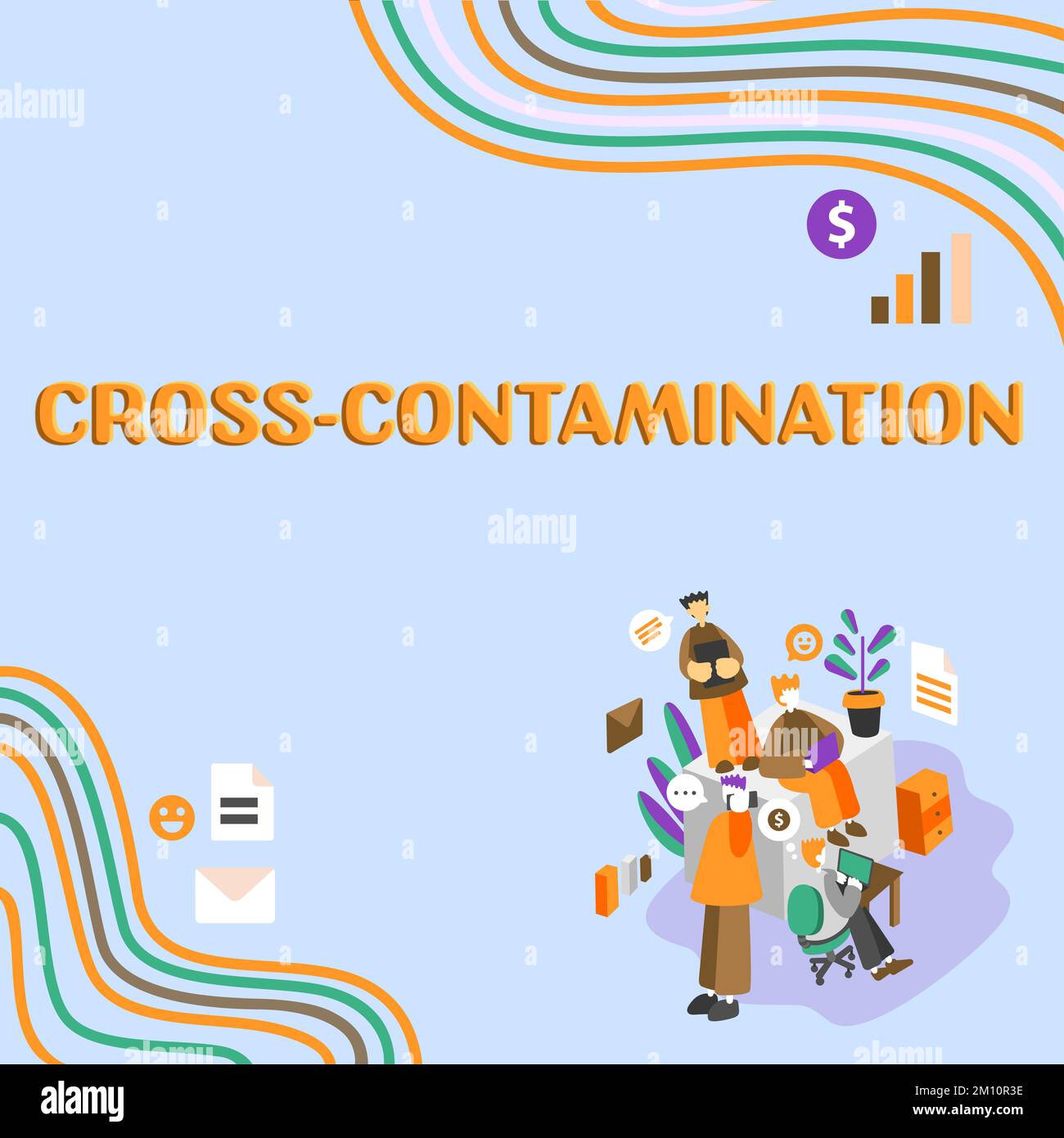 Sign displaying Cross Contamination. Word for Unintentional ...