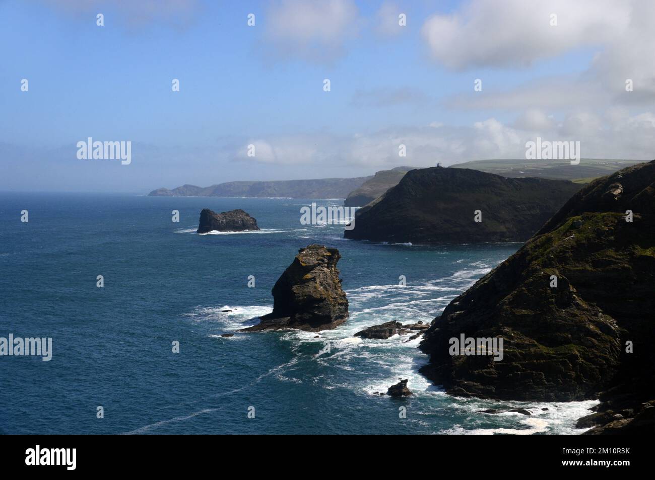 Meachard Rock, Grower Rock and the Willapark Lookout Station with ...