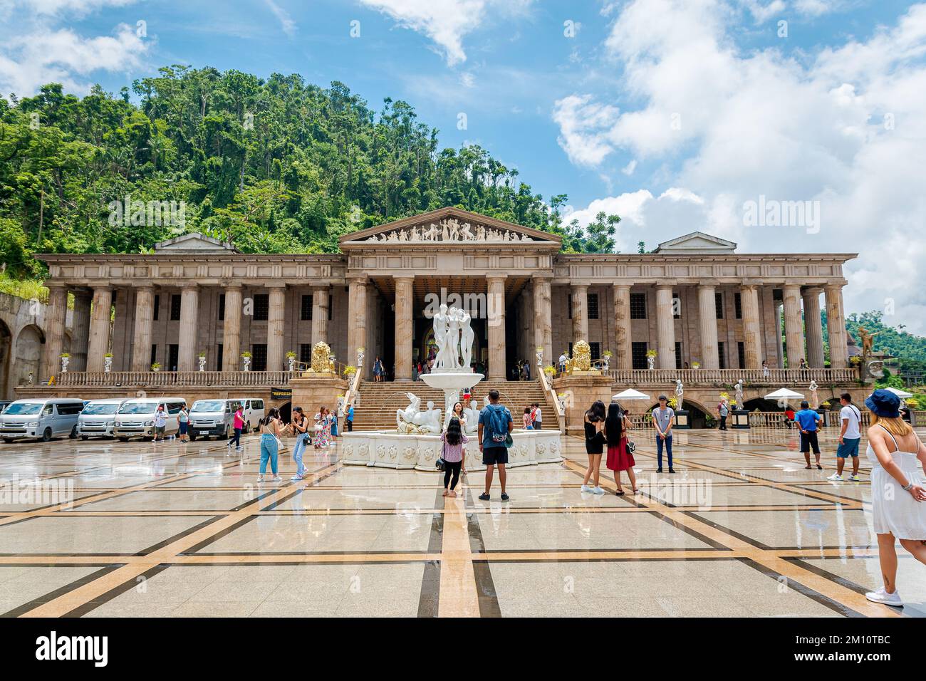 The facade of the Temple of Leah in Cebu, Philippines Stock Photo - Alamy