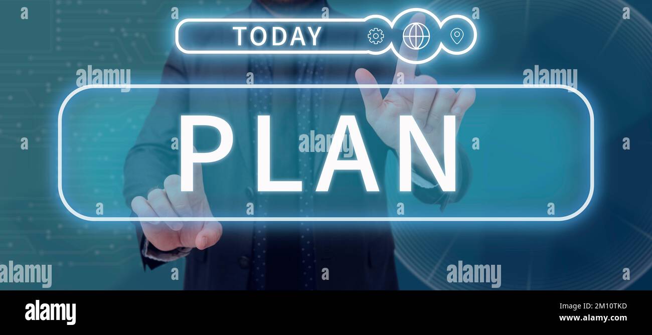 Inspiration showing sign Plan. Concept meaning Start of a detailed ...