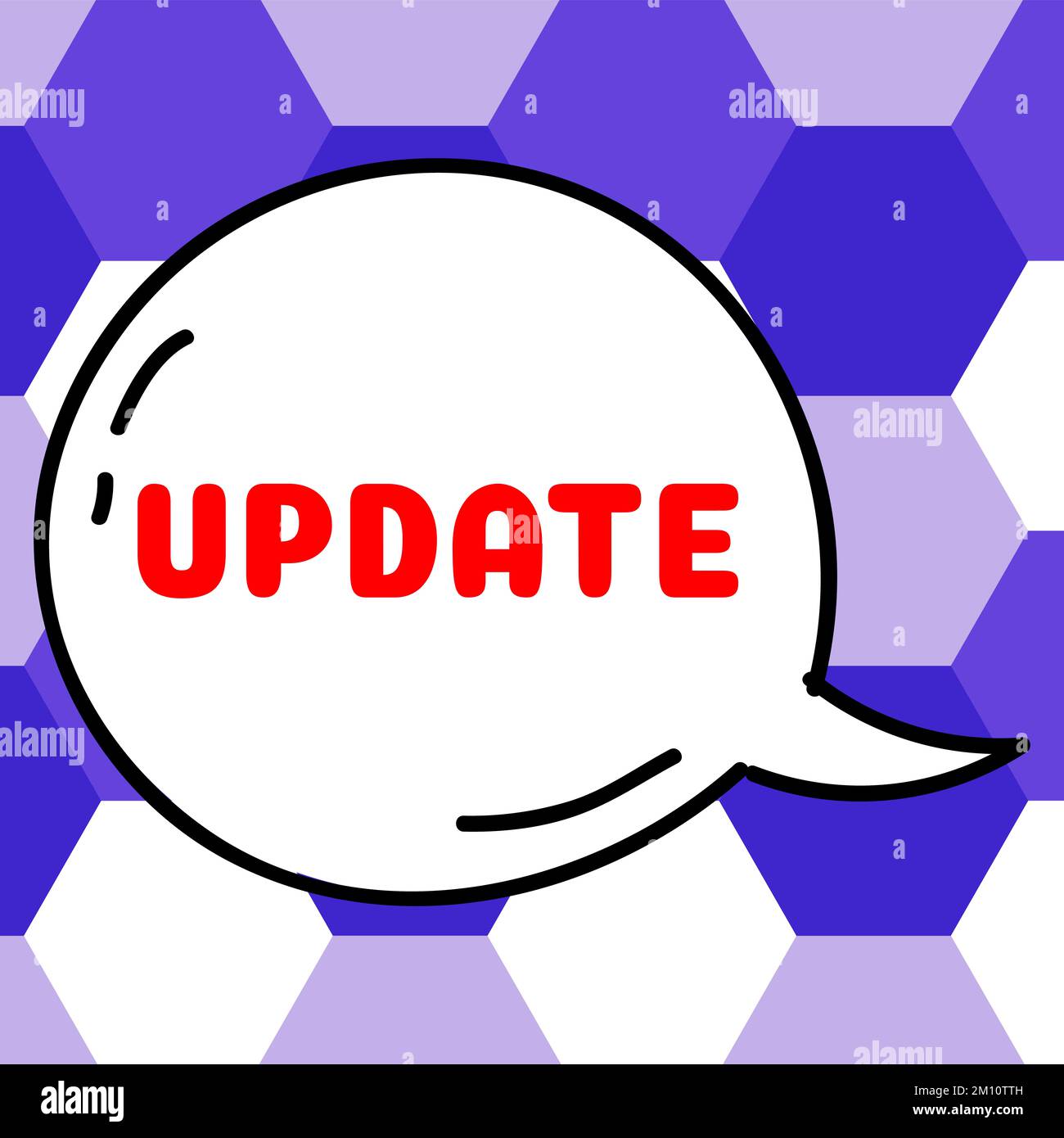 Inspiration showing sign Update. Word Written on Up to date Make ...