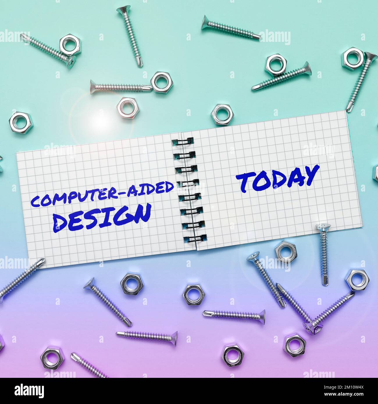 Conceptual display Computer Aided Design. Word for CAD industrial ...