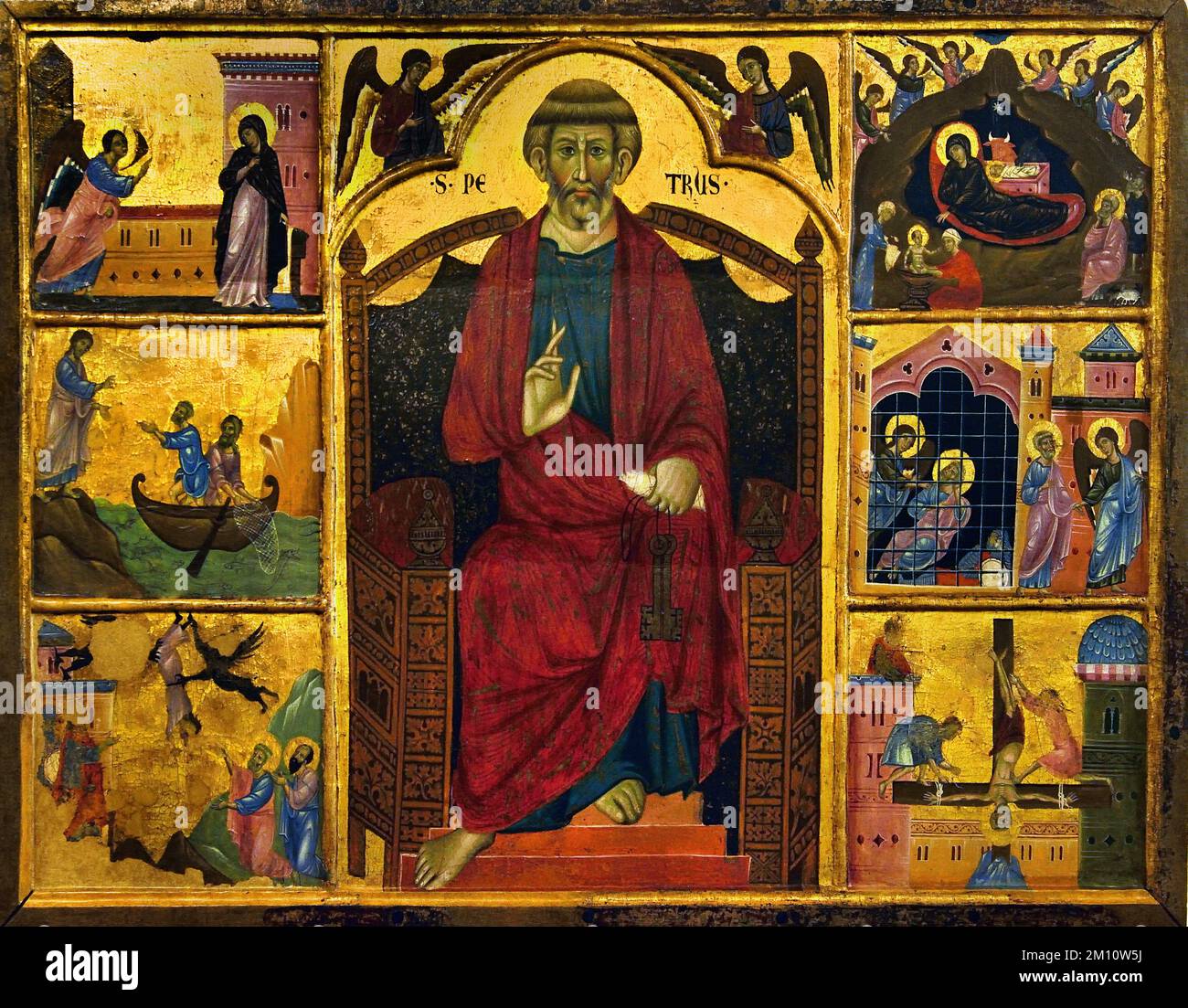 Saint Peter Dossal 1280 Guido di Graziano, Paliotto of St. Peter ...