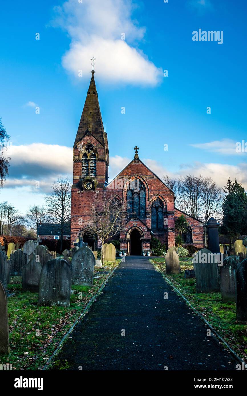 St. Mary's church was built in 1869 in the Gothic style Stock Photo - Alamy