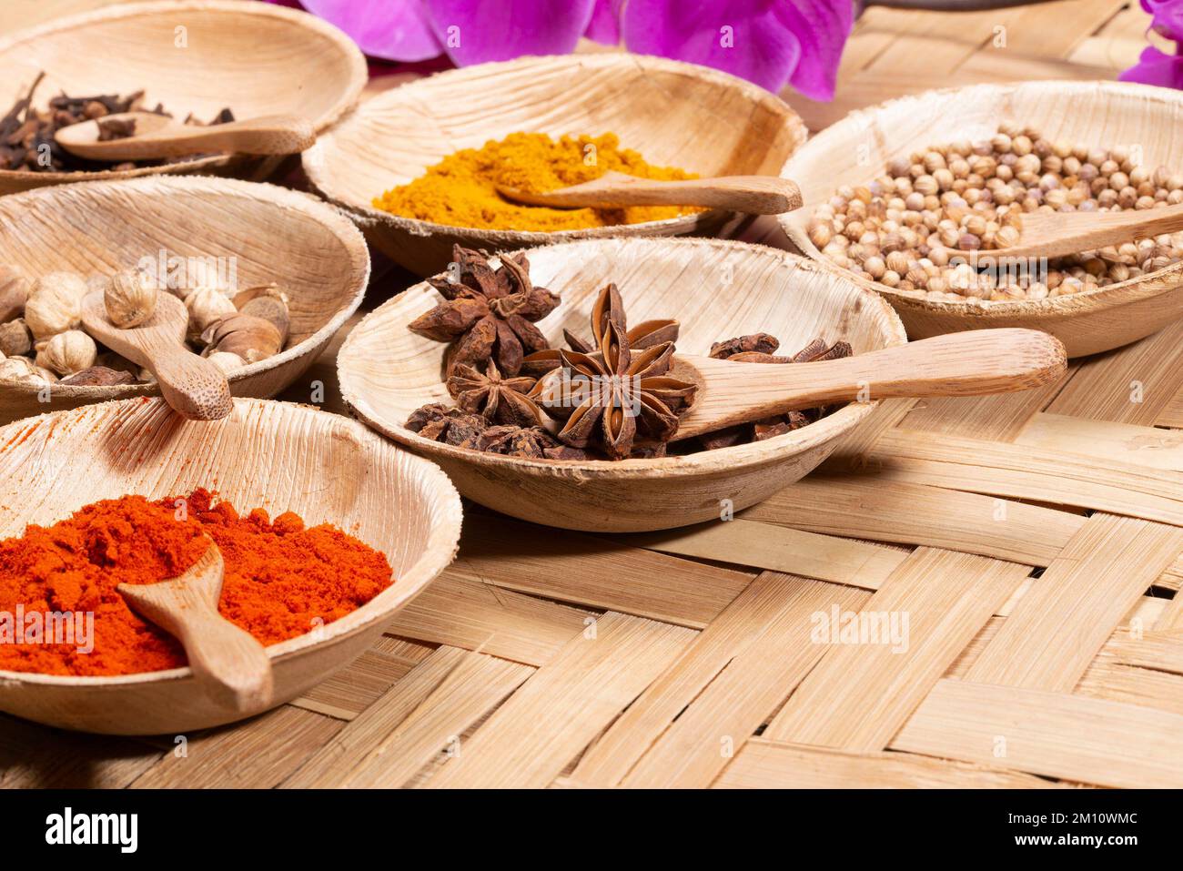 A collection of Indonesian ingredients from Asian cuisine Stock Photo ...