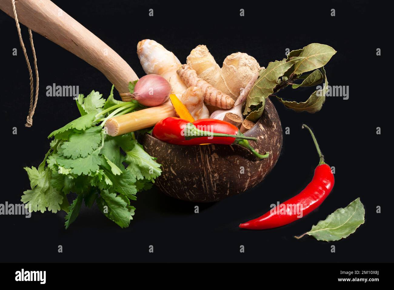 A collection of Indonesian ingredients from Asian cuisine Stock Photo ...
