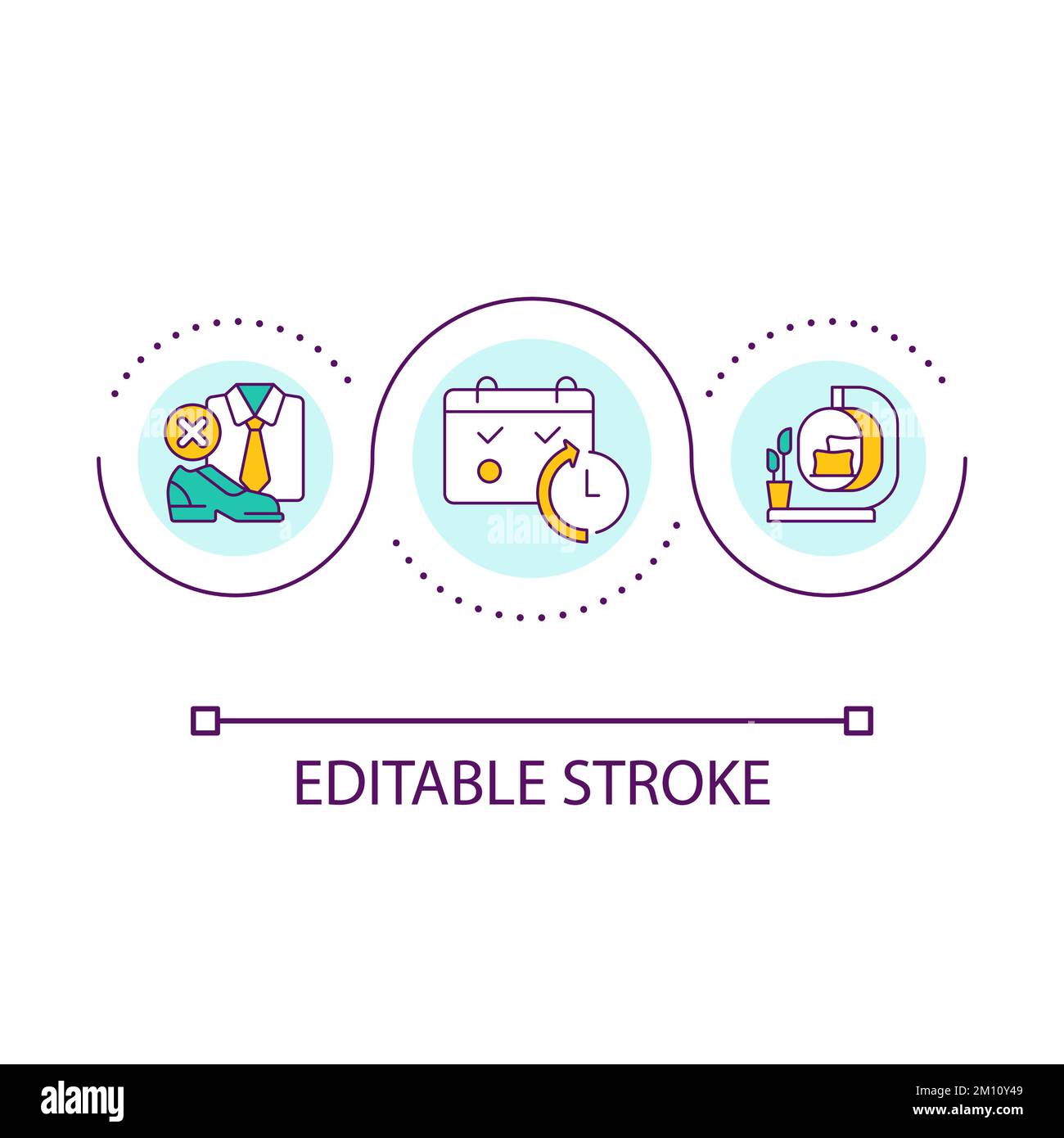 No office politics loop concept icon Stock Vector Image & Art - Alamy