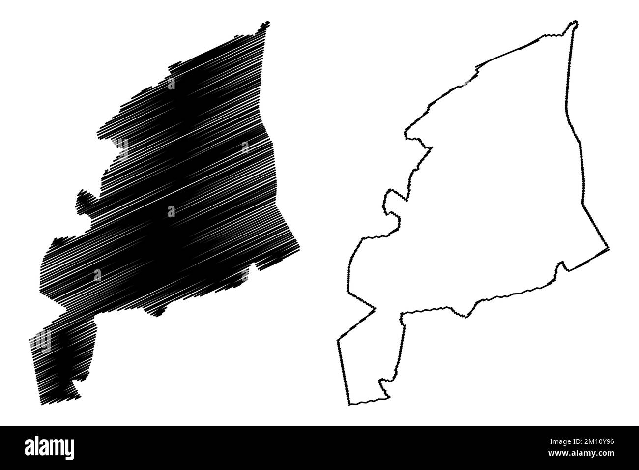 Guerrero outline map Black and White Stock Photos & Images - Alamy