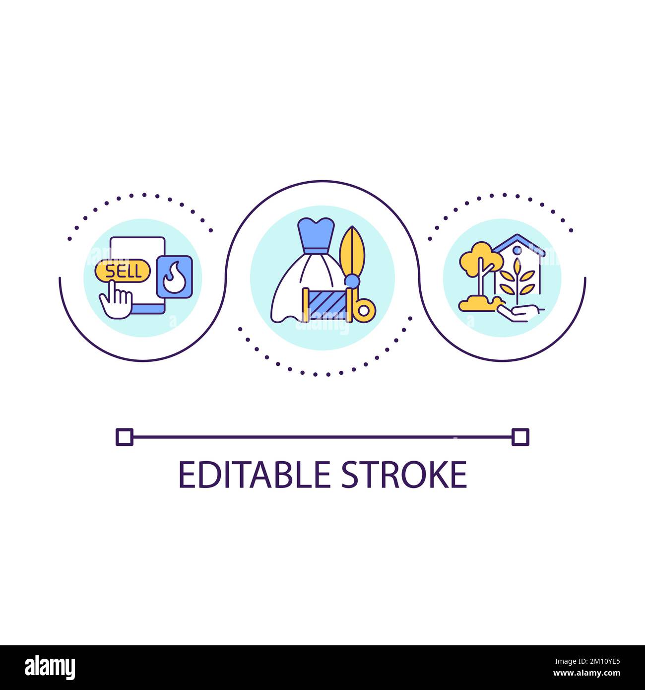 Money loop Cut Out Stock Images & Pictures - Alamy