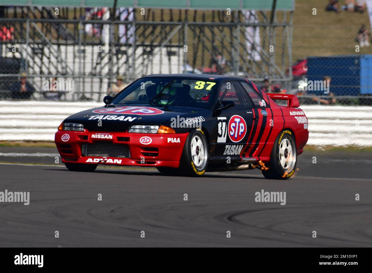 A hint of exhaust flames, Simon Garrad, Nissan Skyline R32, An ...