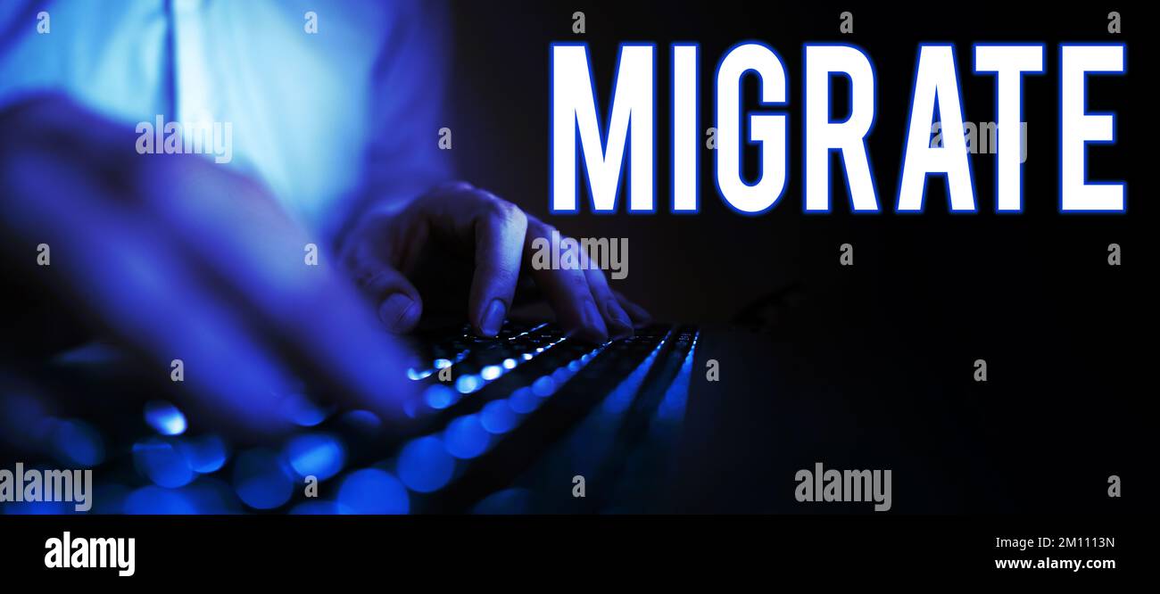 Text Caption Presenting Migrate Word For To Move Or Travel From One text-caption-presenting-migrate-word-for-to-move-or-travel-from-one
