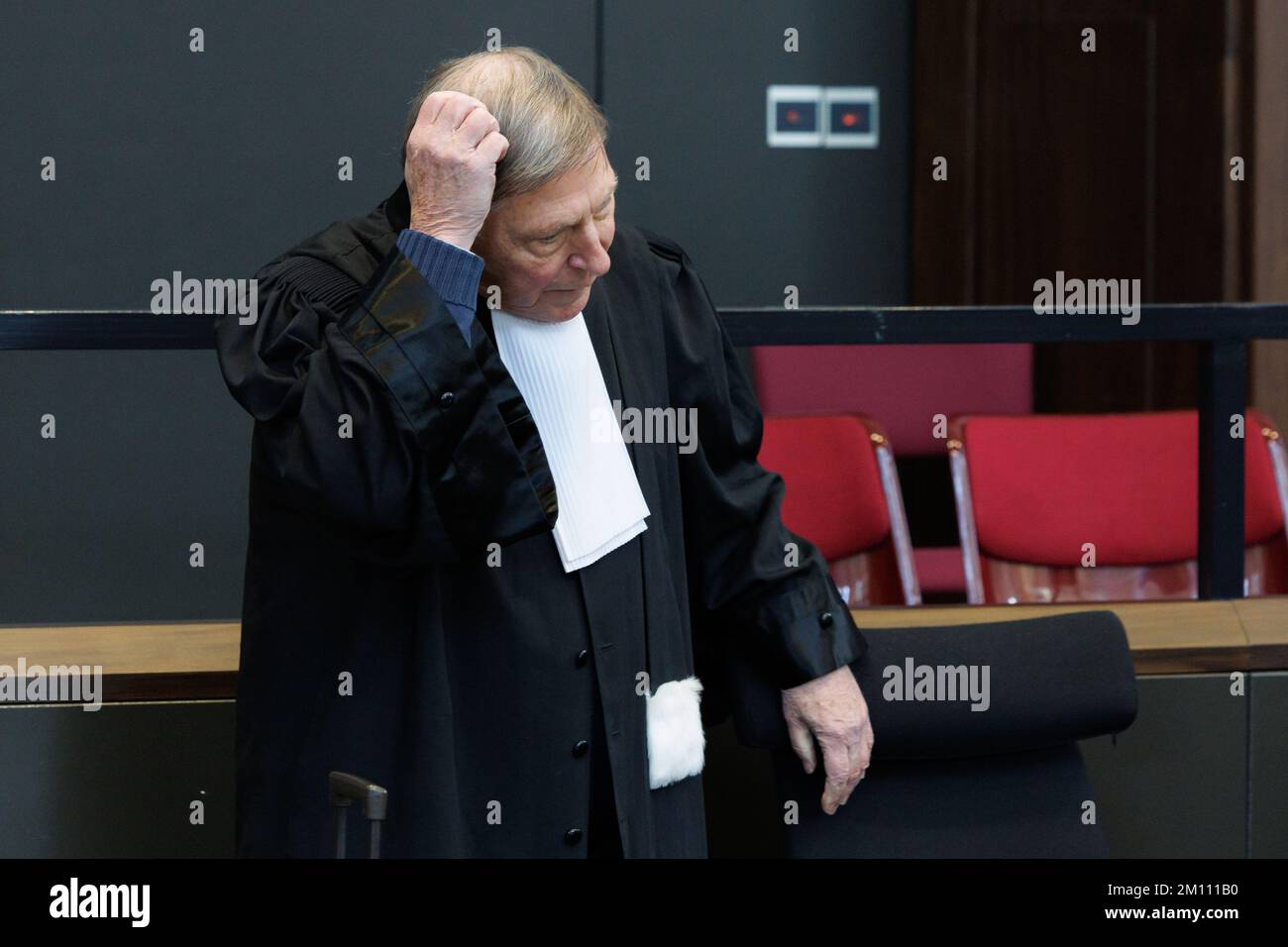 Lawyer Jef Vermassen pictured during a session of the assizes trial of ...