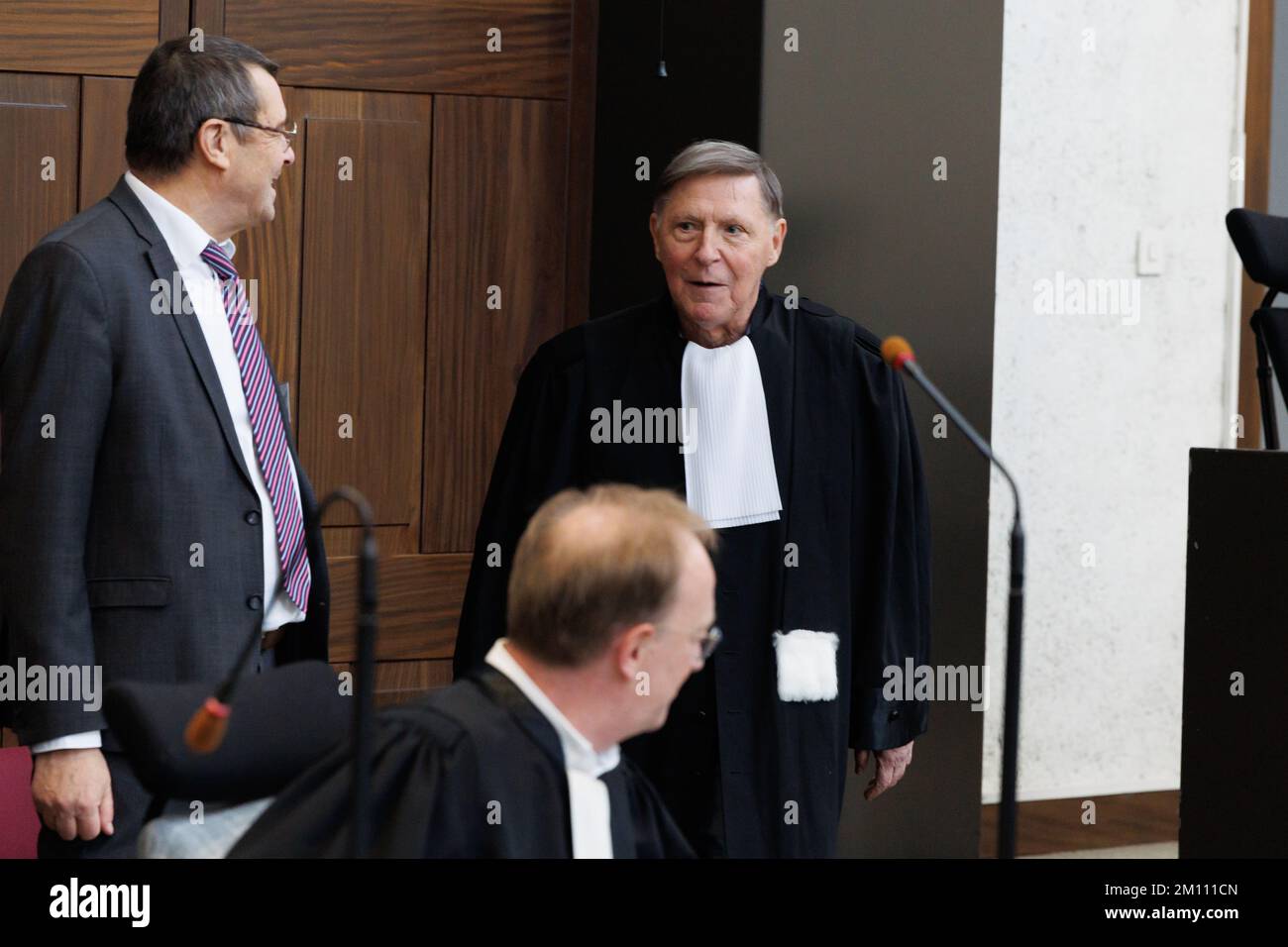 Lawyer Jef Vermassen pictured during a session of the assizes trial of ...