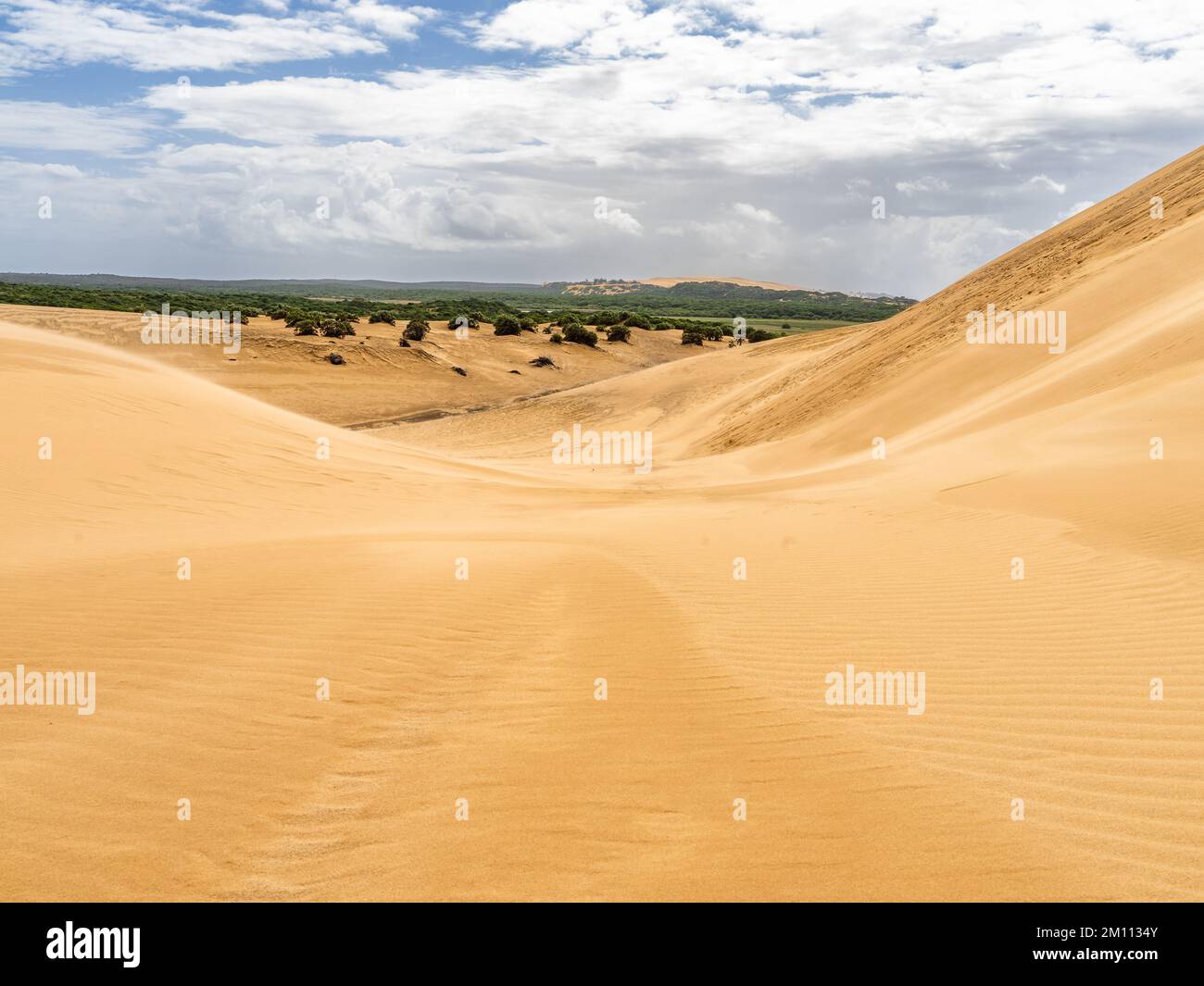 A natural landscape of sand dunes Stock Photo - Alamy
