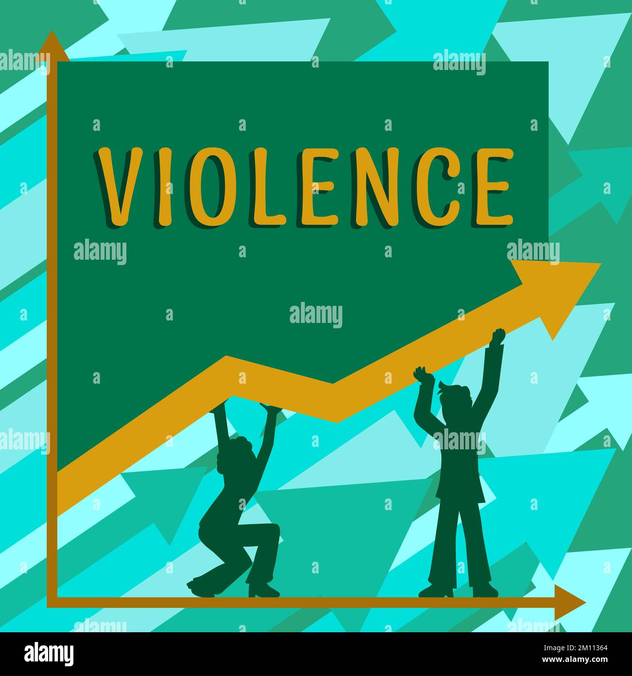 Conceptual caption Violence. Word for the use of physical force to ...