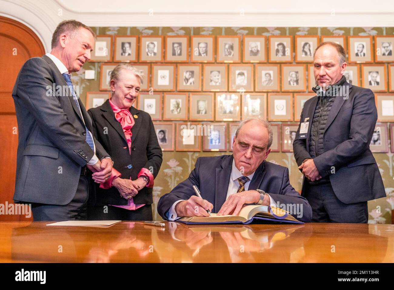Oslo 20221209.Jan Ratchinskij, who represents the Russian organization ...