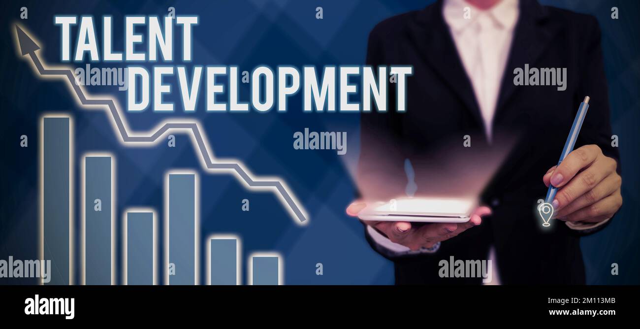 Text caption presenting Talent Development. Business concept Building ...